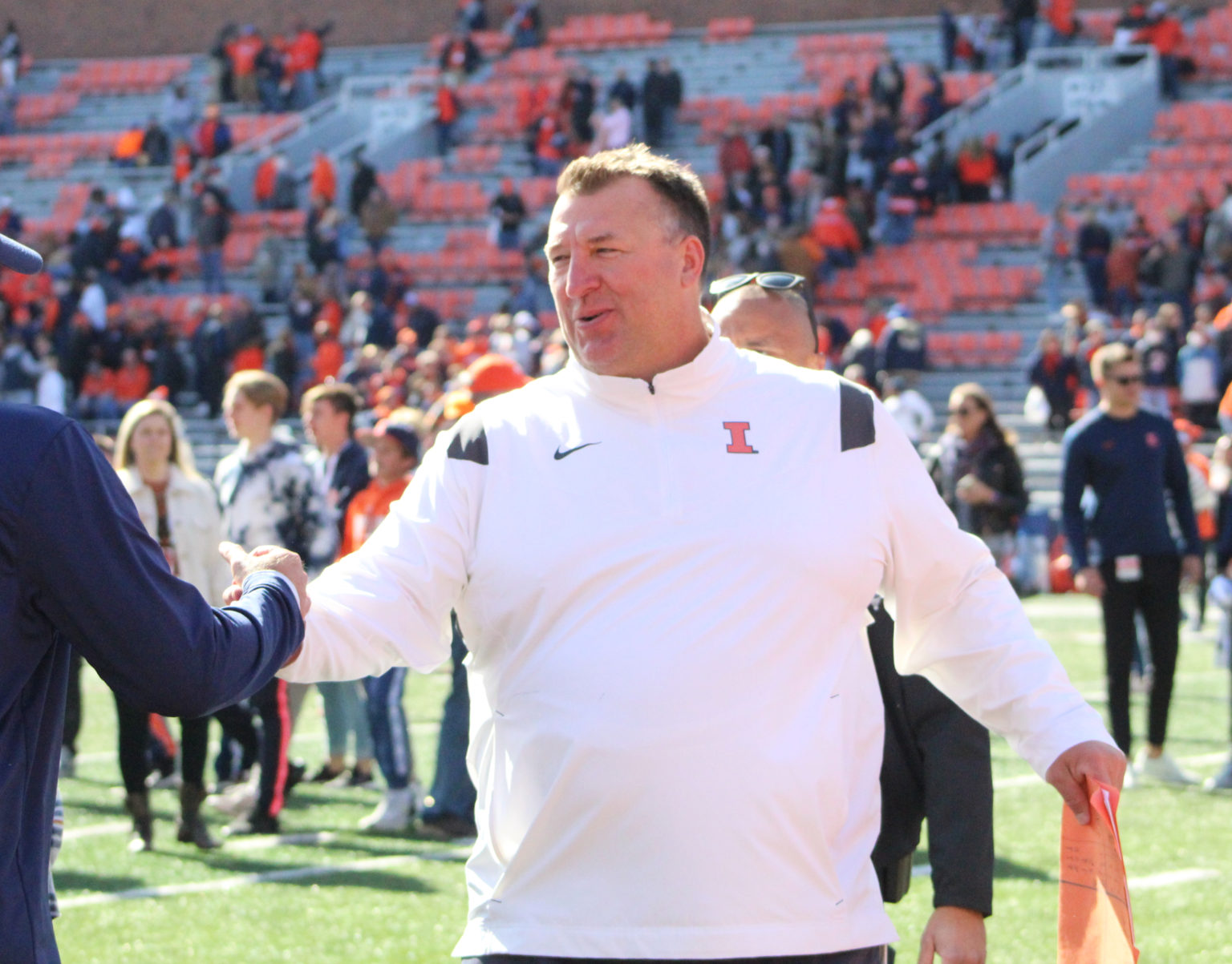 Bret Bielema preparing Illinois for road trip to hostile environment ...