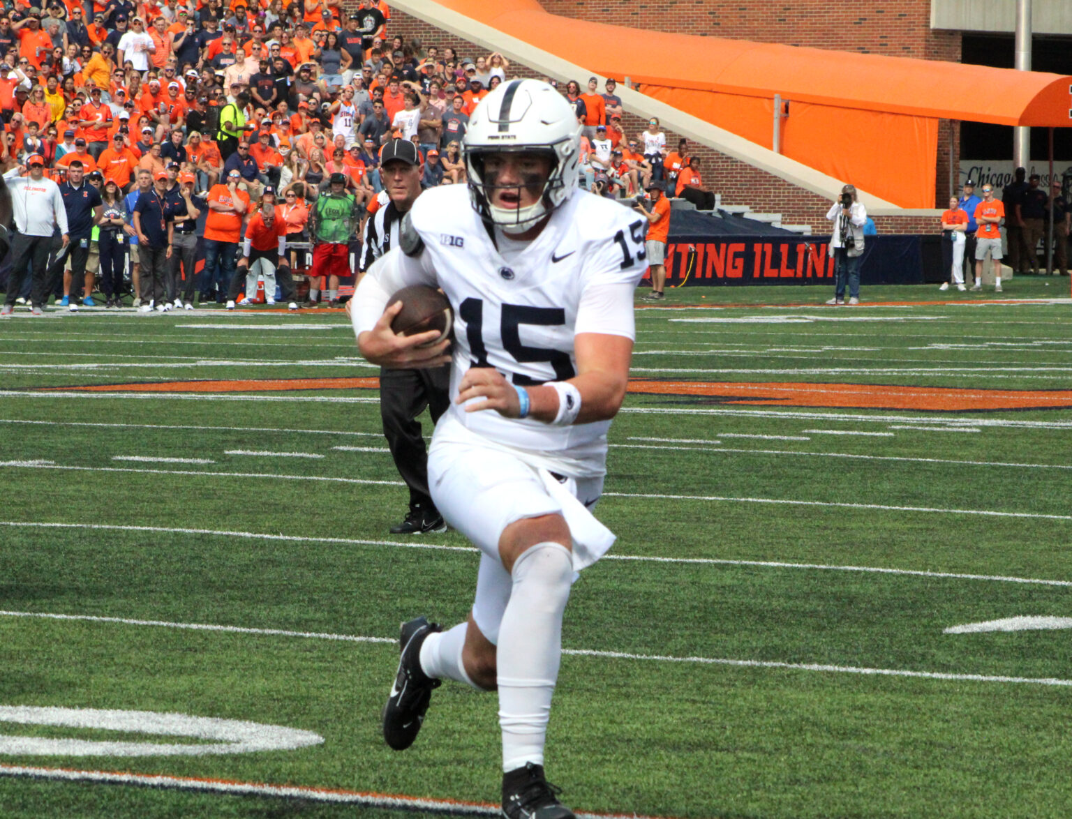 Drew Allar thrilled about Penn State's new aerial attack this spring ...