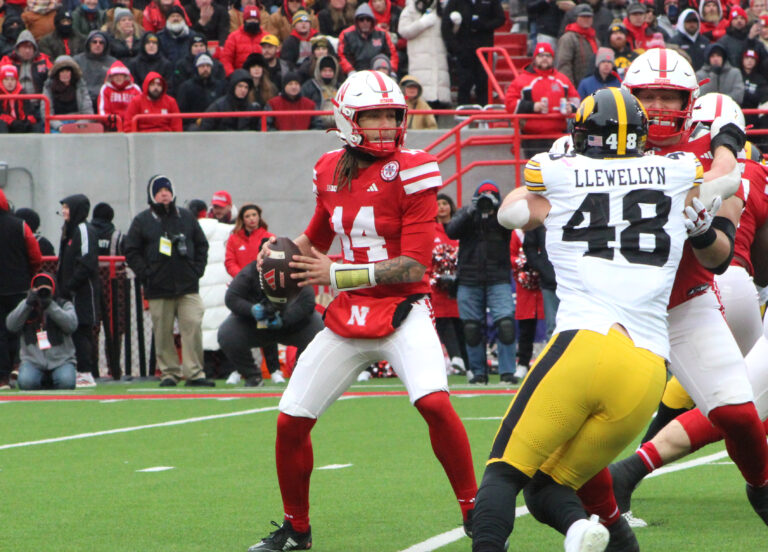 TJ Lateef welcoming the competition in Huskers' quarterback room - Stay ...